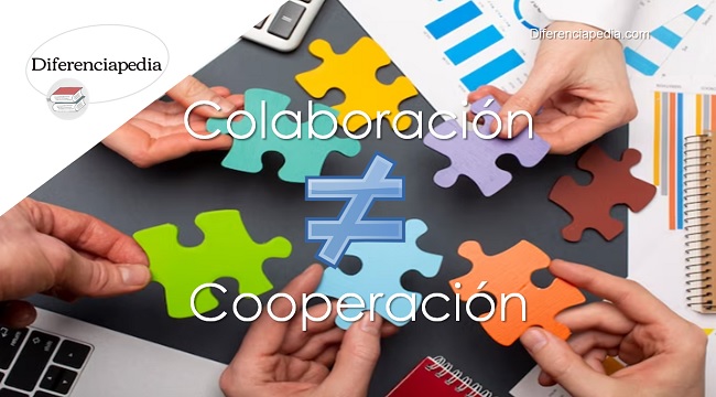 Diferencia entre colaboración y cooperación | Diferenciapedia.com: La ...