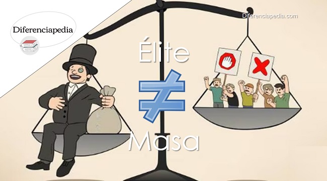 Diferencia entre élite y masa | Diferenciapedia.com: La Web de las ...